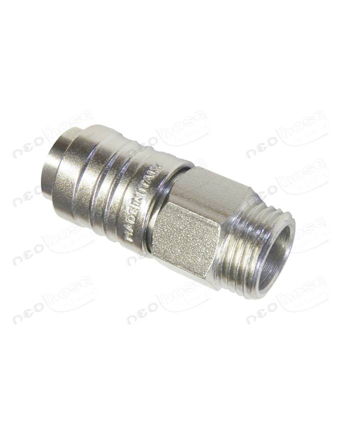 Acople rosca Macho 1/4" Sistema Universal. Neo Group