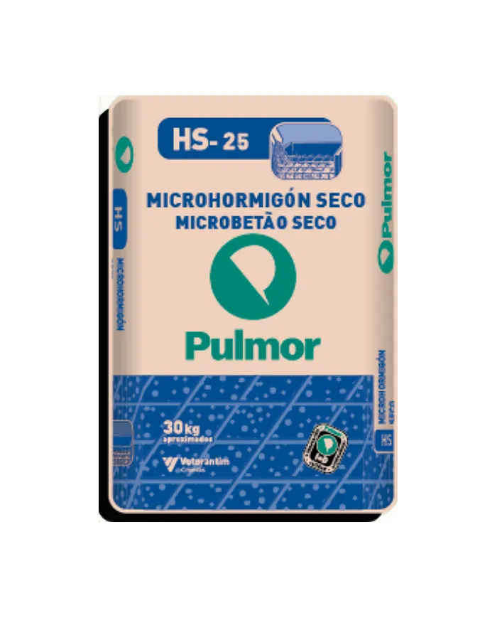 Pulmor HS-25 microhormigón seco. Saco 30Kg. Pulmor